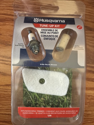 Husqvarna 128 Paper Plastic Porcelain Steel String Trimmer Tune-Up Kit ...