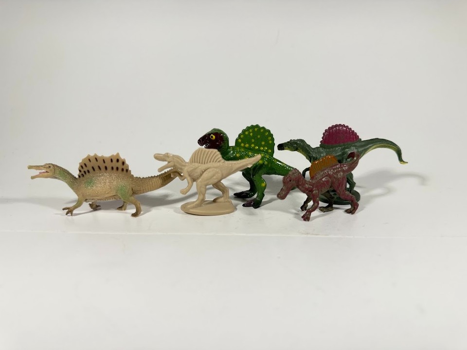 Dinosaur Toy Lot Miniature Spinosaurus Collection 5 Figures Safari ...