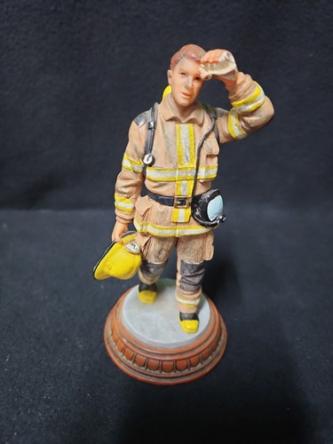 Vanmark Red Hats of Courage Firefighter Figurine — Wiping Brow — 6 ...