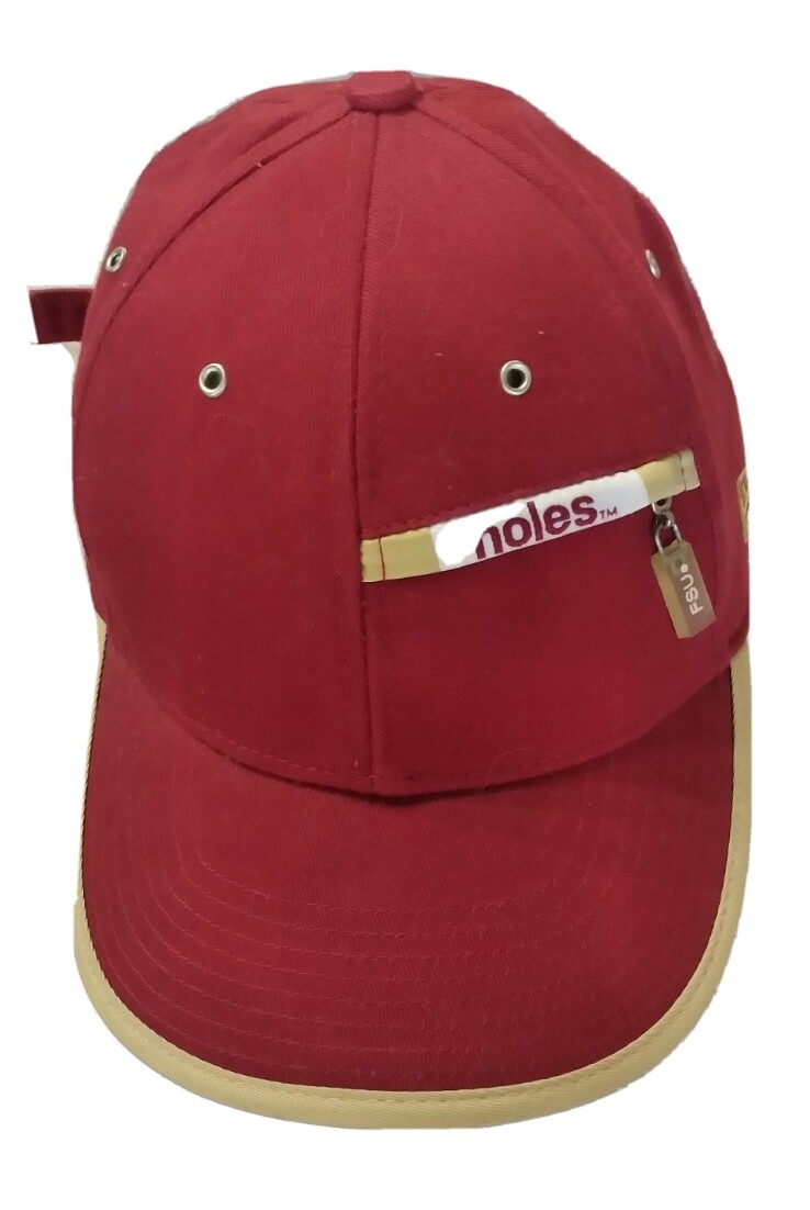 Florida State Seminoles FSU Red LOGO Snapback Hat Noles Adjustable ...