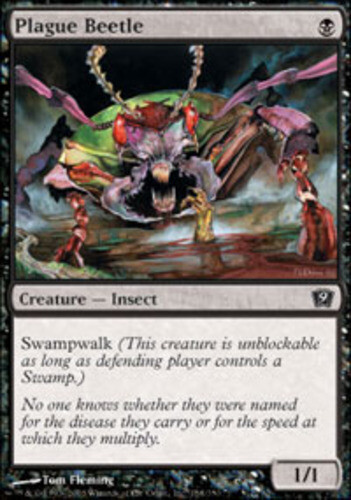 Plague Beetle Light Play, English Magic the Gathering MTG 9th Edition ...
