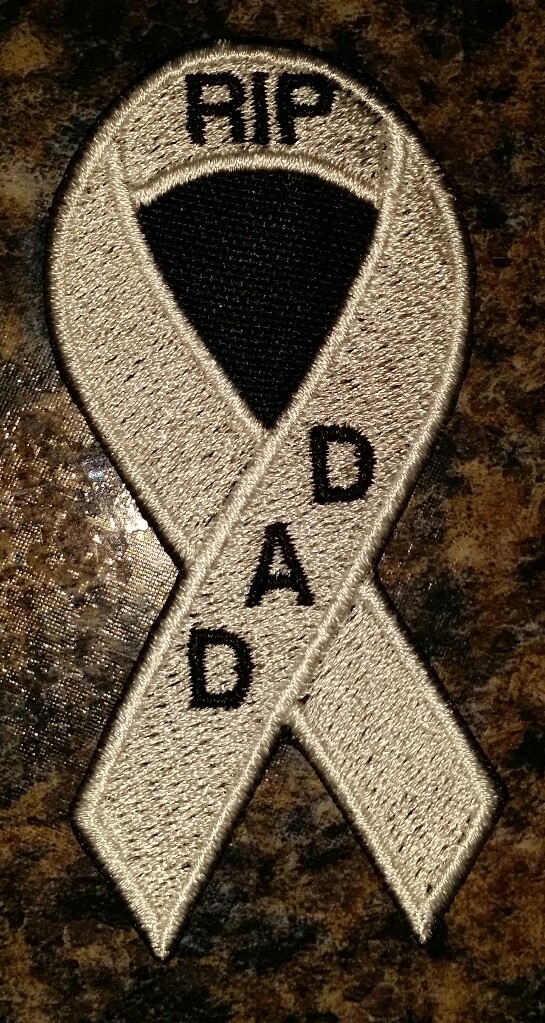 Lung Cancer Ribbon Color Tattoo