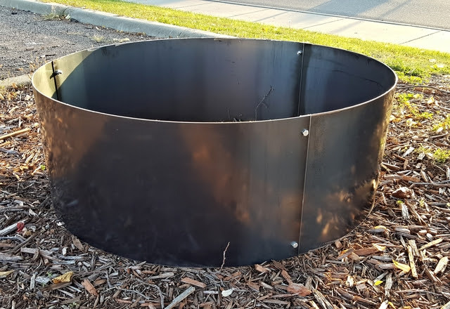 Fire Pit Liner Campfire Ring 40 Diameter x 16" Deep | eBay