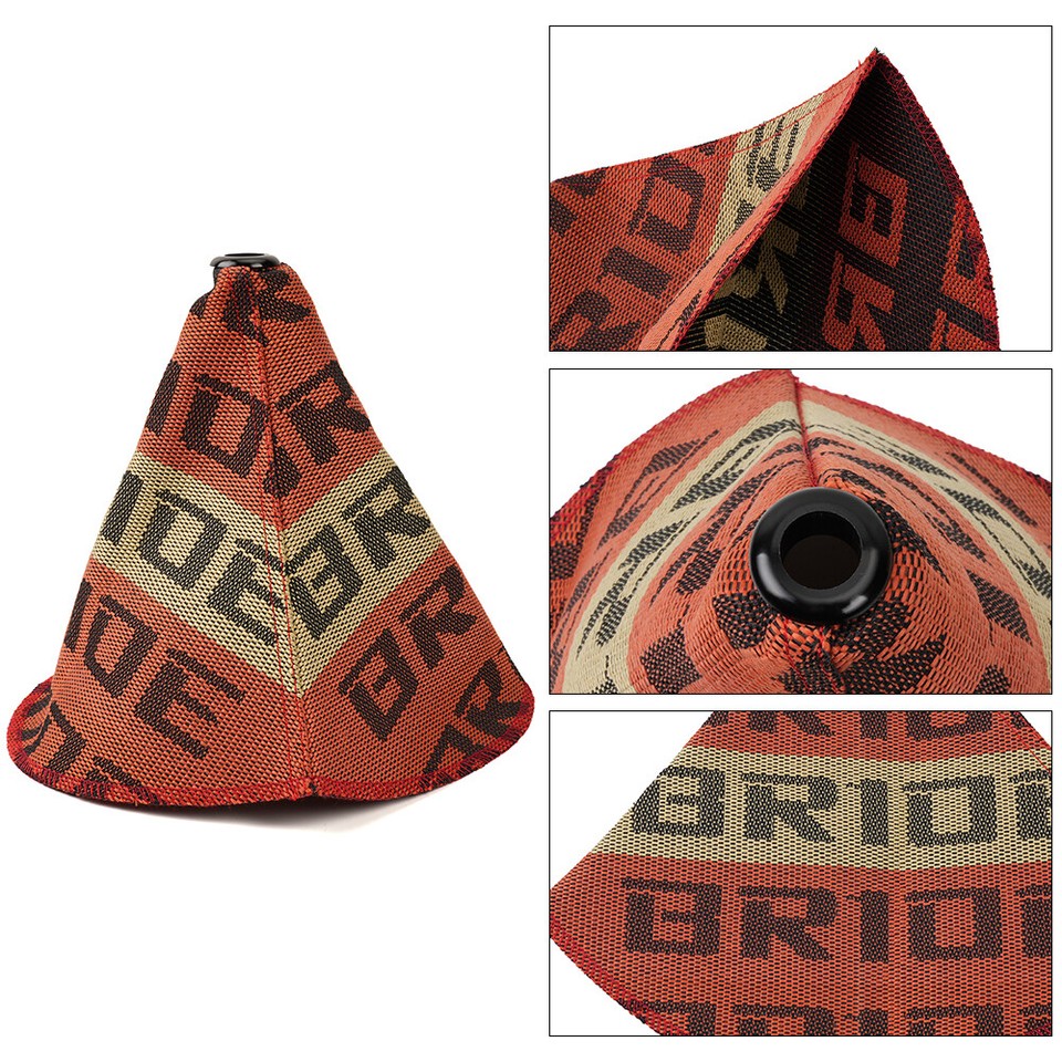 Shifter Boot Cover Bride Racing Hyper Fabric Shift Knob MT/AT Stitches ...