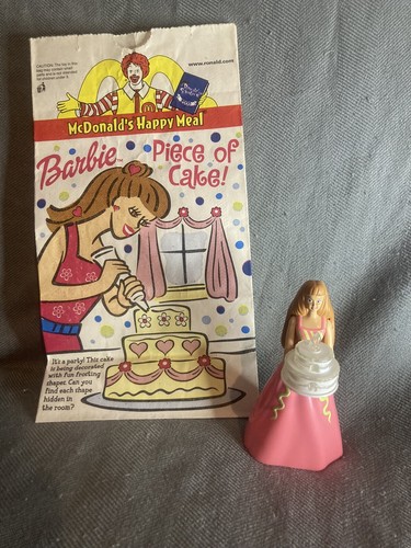 Vintage Barbie Cake Topper McDonalds Happy Meal Toys 1999 Birthday ...