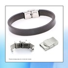 Crimp Jaw Hook Watch Band Clasp - Stainless Steel Fold Over Clasp for ...