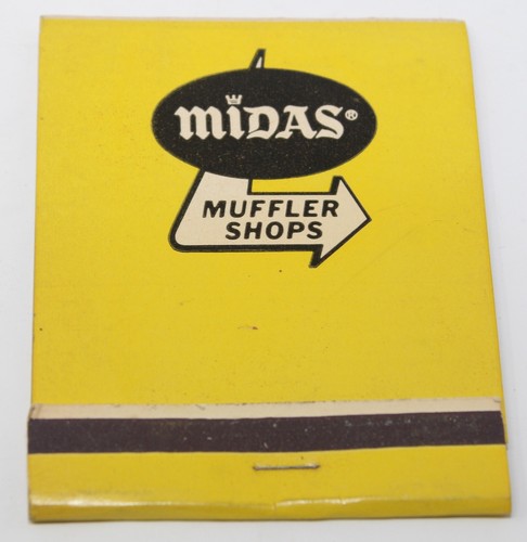 Vintage Matchbook Midas Muffler Shops 5 Memphis Locations 1960s Unused ...