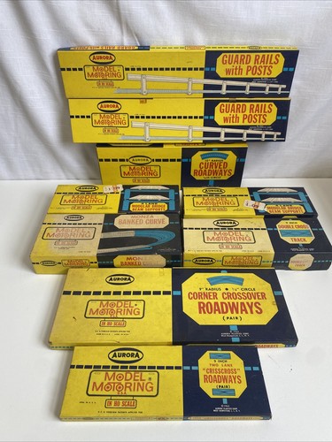 VTG Aurora Model Motoring HO Scale Tracks And Accessories Lot - Read ...