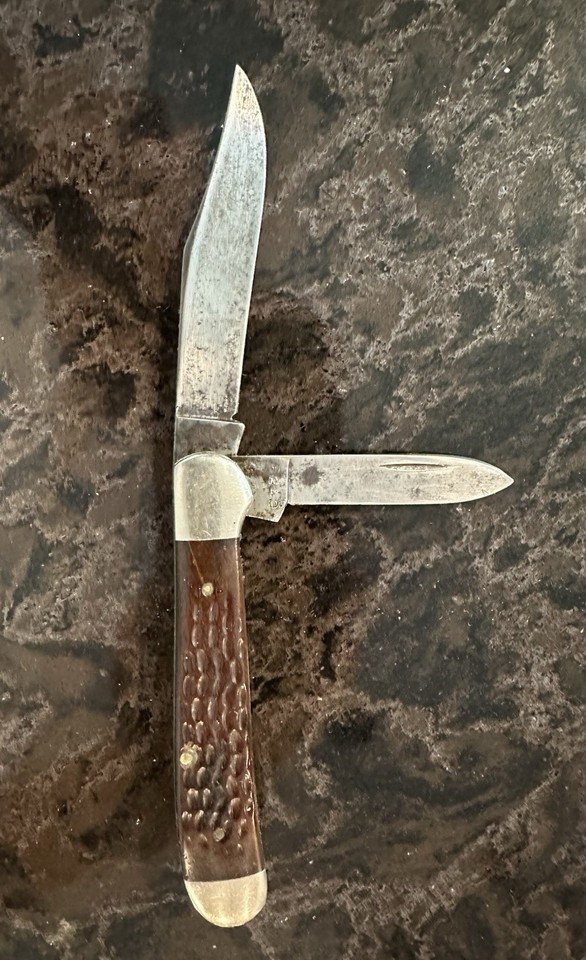 VINTAGE CASE XX JEG BONE LARGE COPPERHEAD KNIFE #6249 | eBay