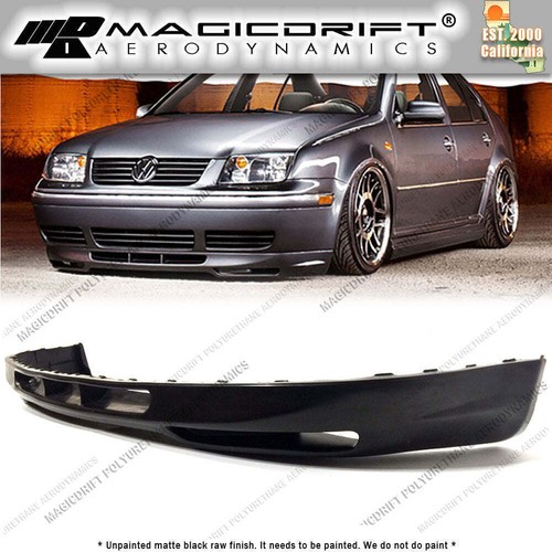 For 99-05 Volkswagen VW Jetta MK4 GLI Style PU Front Bumper Lip Spoiler ...