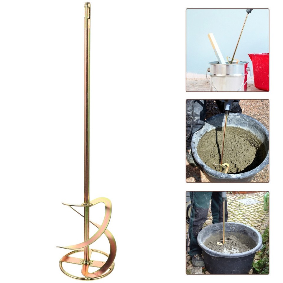 Cement Mixing Rod Oil Paint Mixing Stick Electric Drill Mud Mixer ...