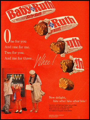 1960 vintage ad for Baby Ruth Candy Bars -546 | eBay