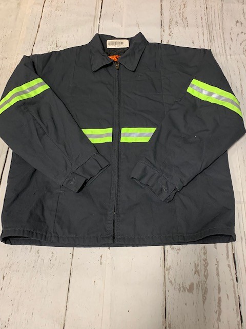 Mens Enhanced Visibility HiVis Work Jackets Perma Lined Panel ...