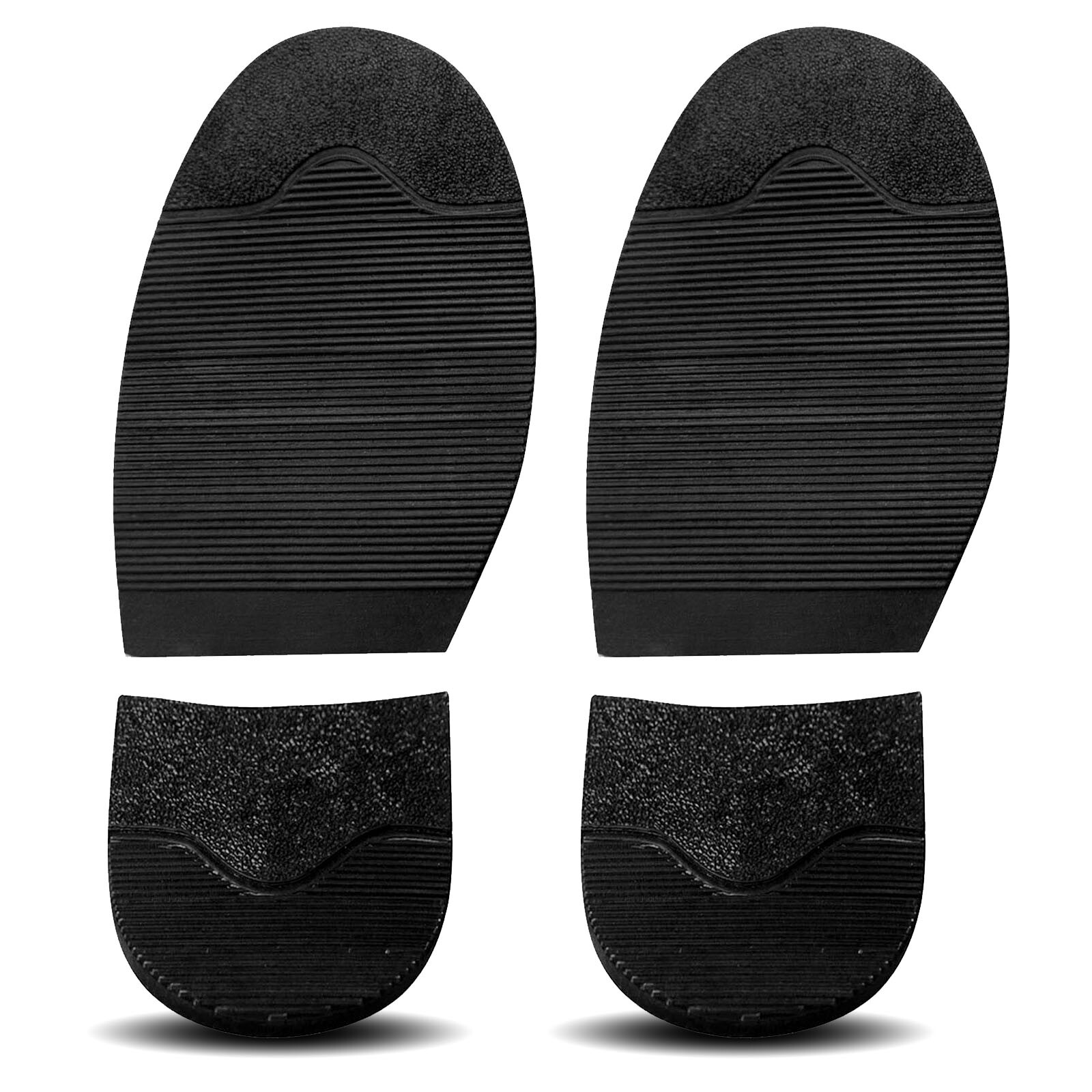 Rubber Shoe Repair Sole + Heel Stick on Soles Anti Slip Mens,Ladies ...