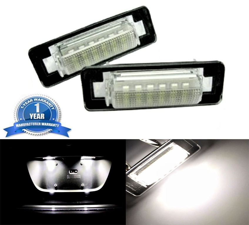 W202 NO ERROR 6000K LED LICENSE PLATE LIGHT LAMP Fits 97-00 C230 C280 ...
