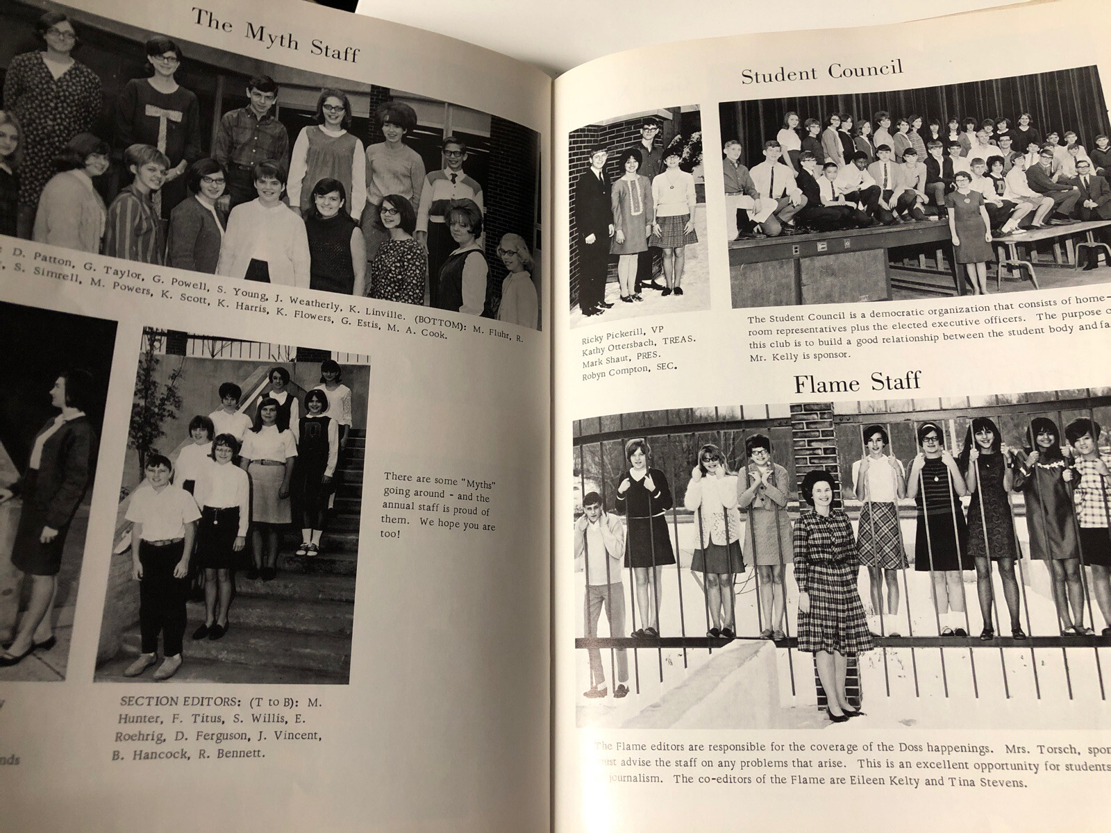 1968 Doss High School Yearbook Myth Louisville Kentucky Freshman Dragon ...