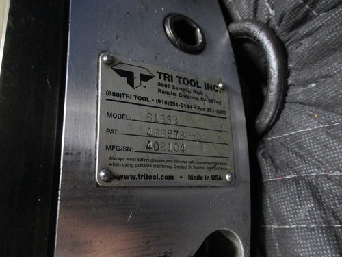 Tri-Tool 616SB OD Mount Clamshell Lathe 12 - 16" Pipe Dual Motor Split ...