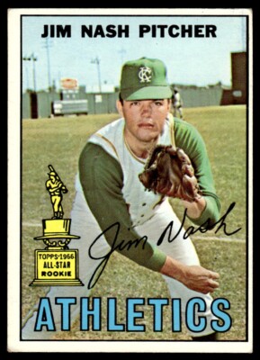 1967 Topps Jim Nash RC Kansas City Athletics #90 ^ | eBay