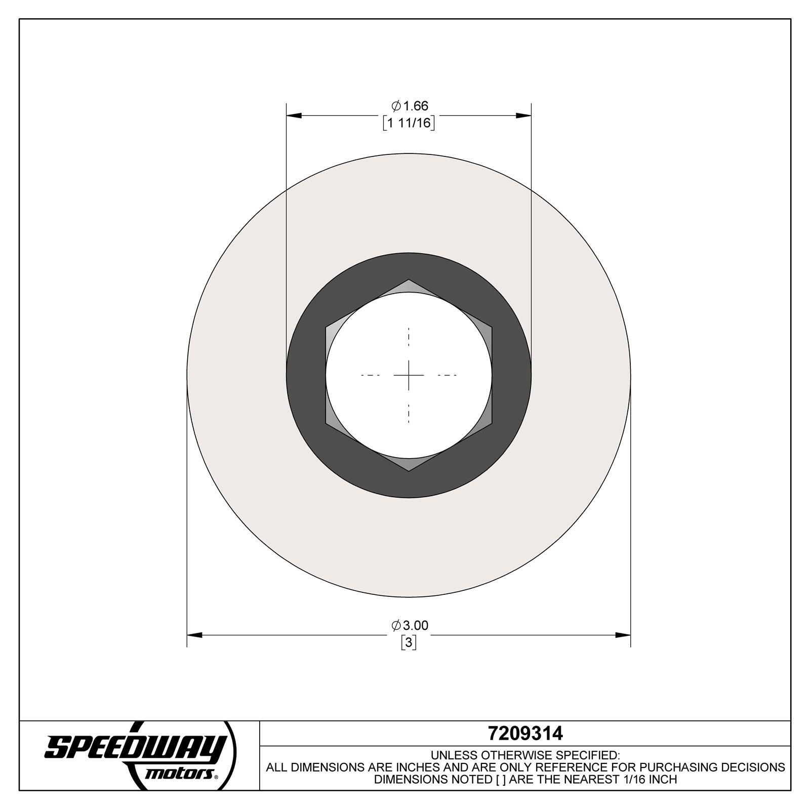 Universal Bolt-Through Rubber Engine/Motor Mount Cushion Kit, Speedway ...