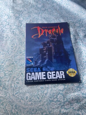 Sega Game Gear PAMPHLET ONLY Dracula | eBay