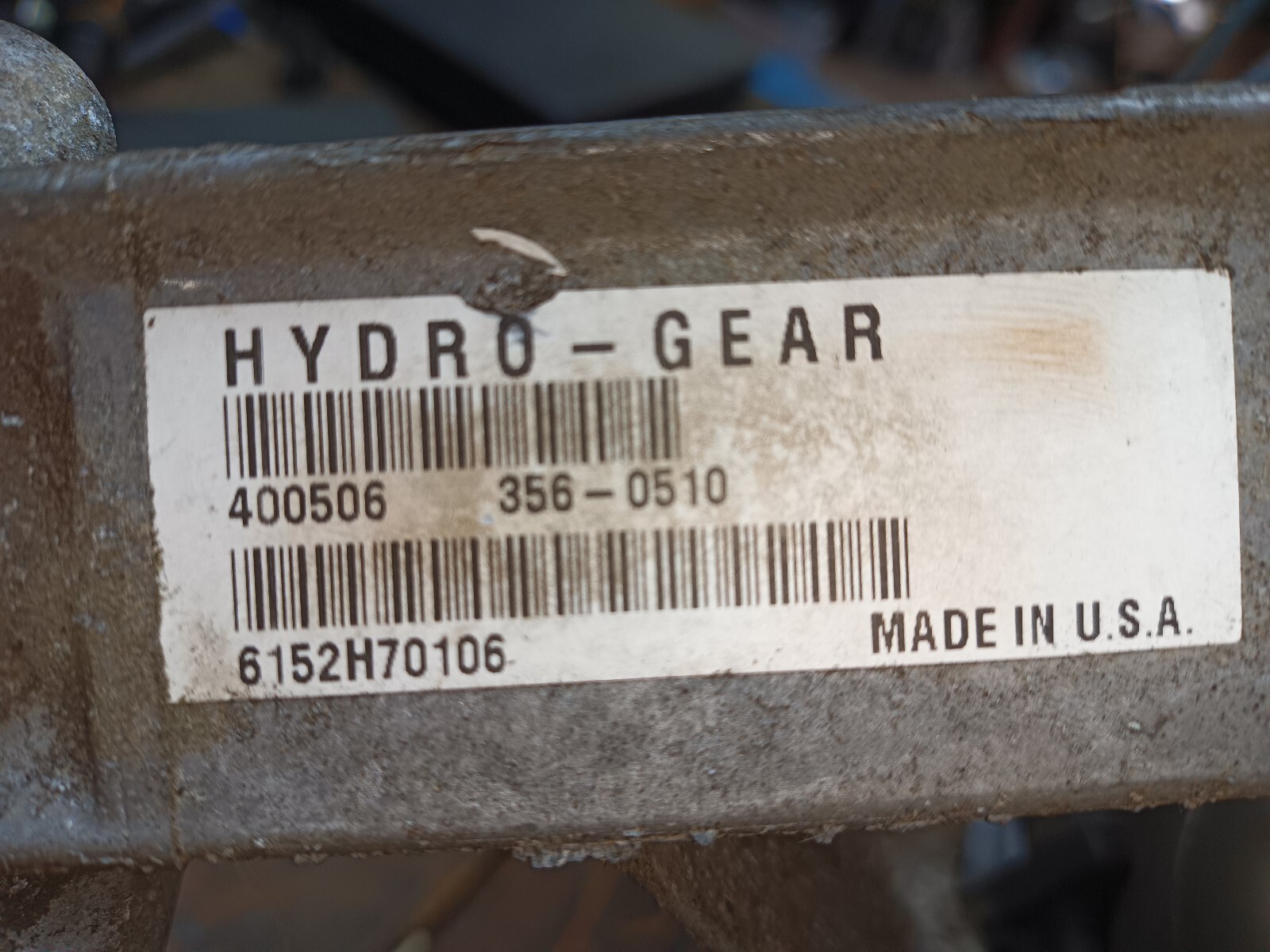 Hydro Gear 356-0510 / 400506 Hydrostatic Transmission Craftsman ...