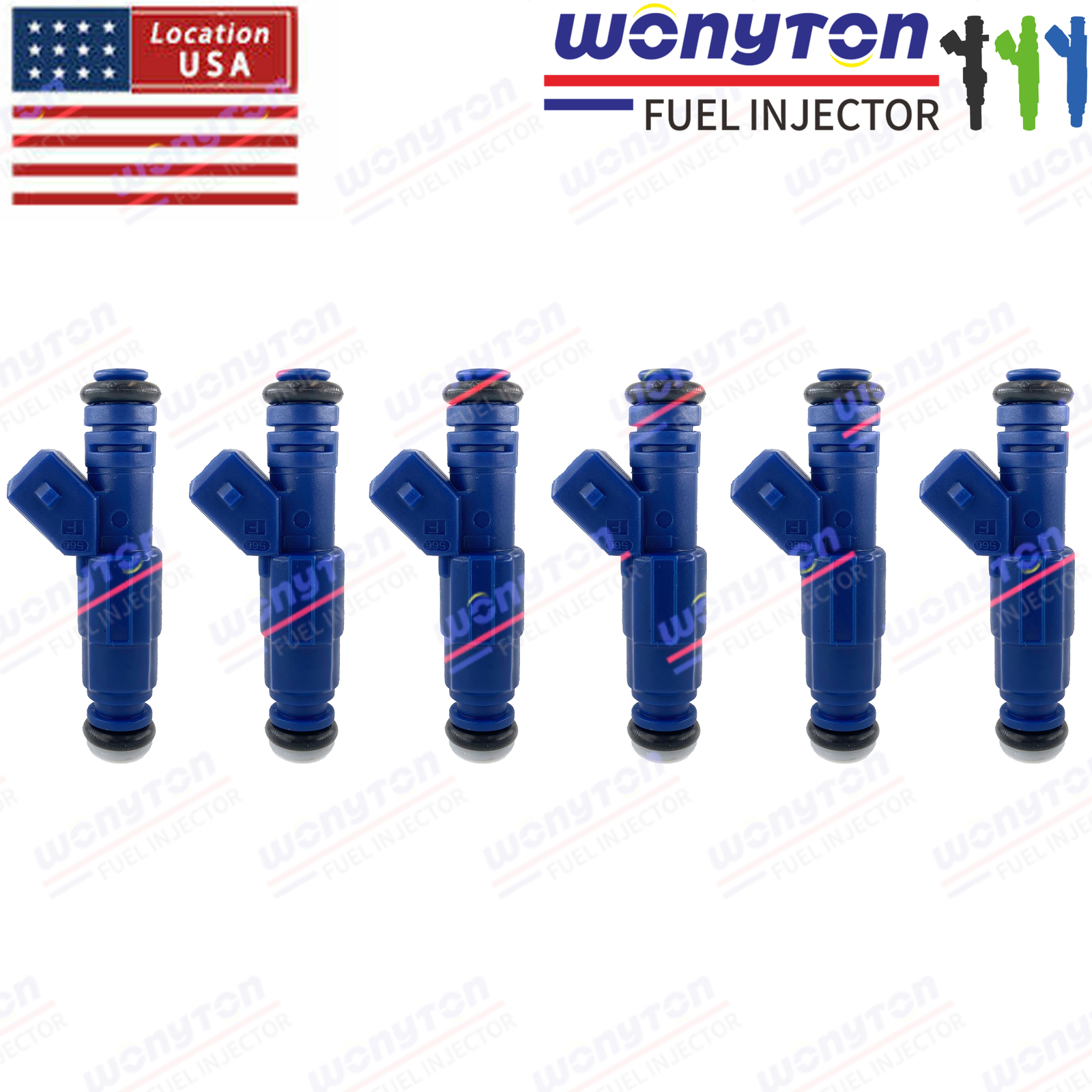Set of 6 Fuel Injectors 0280156123 For FORD BA BF Falcon Fairlaine | eBay
