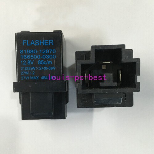 2PCS 81980-12070 166500-0300 Turn Signal Flasher Relay | eBay
