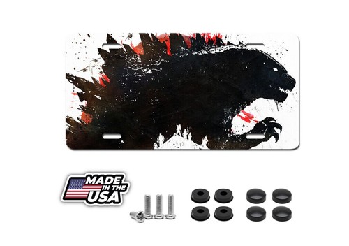 Godzilla monster Movies License Plate Auto Truck Car Tag Gift | eBay