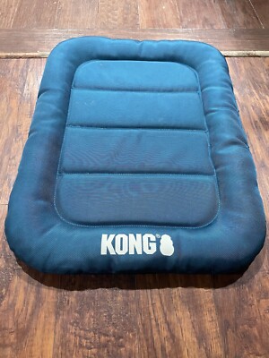 KONG DURABLE Dog Crate Mat Bed XS 24” x 18” Black Water Repellent | eBay