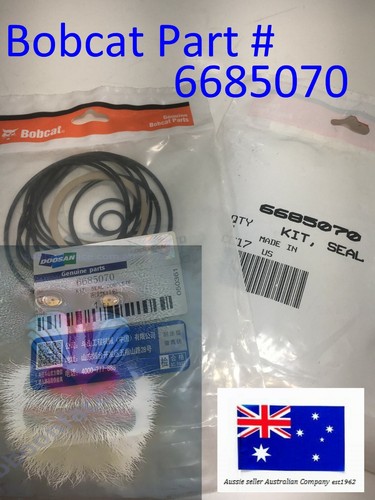Bobcat Hydraulic Drive Motor Seal Kit OEM 6685070 S175 S185 S205 S510 ...