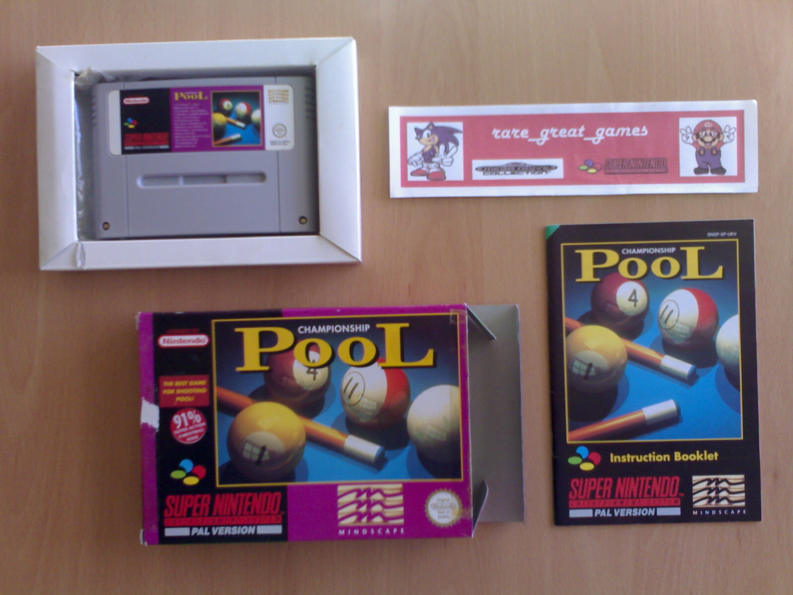Game ☆ CHAMPIONSHIP POOL Super Nintendo SNES Super NES PAL ☆ GC Rare | eBay