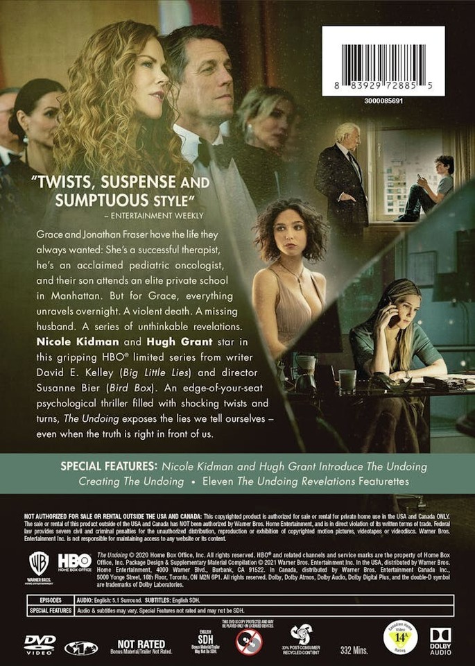 The Undoing DVD 883929728855 | eBay