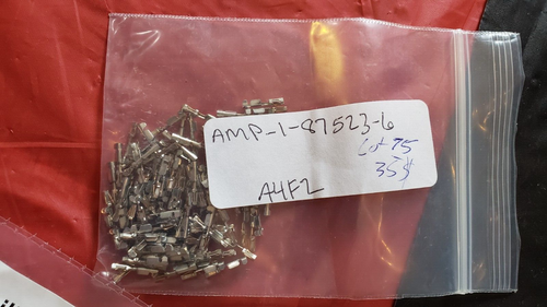 NEW LOT of 75 AMP Aircraft Crimp 24-20 AWG Socket Pins Tin AMPMODU # 1 ...