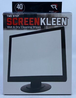 Read Right ScreenKleen Alcohol-Free Wet Wipes Cloth 38-Pack RR1391 NEW ...
