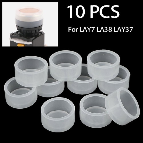 10 PCS Push Button Switch Cap Applies To 22mm Mount LAY7 LA38 LAY37 ...