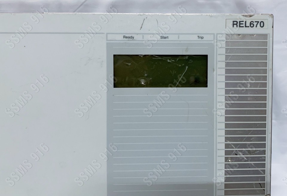 ABB 1MRK002812-AA FRONT PANEL FOR REL 670 (ONLY FRONT PANEL) *USED* L9 ...