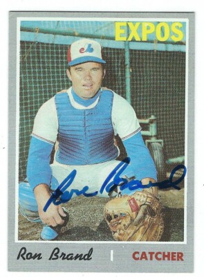 Autographed RON BRAND Montreal Expos 1969 Topps card #221 w/COA | eBay