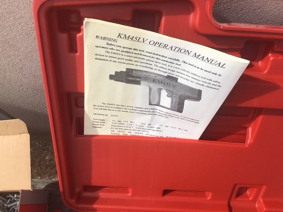 Nail Gun Spit Gun Steel fixing | eBay UK