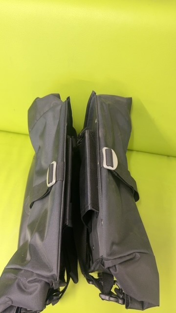 Fit For Royal Enfield GT & Interceptor 650 "BLACK SOFT PANNIER BAGS" D2 ...