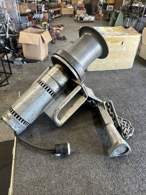 AB Chance Capstan 750 lb Electric Portable Winch Hoist Model 500 | eBay