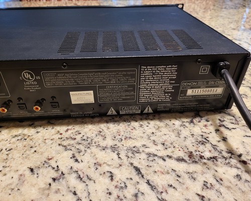 Denon DN-C550R Professional Dual Drawer CD Player CD-R CD-RW Recorder ...