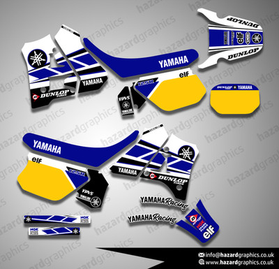 Yamaha DT 125R DT125 DTR DT125R 200R Graphics Kit Sticker Decal | eBay UK