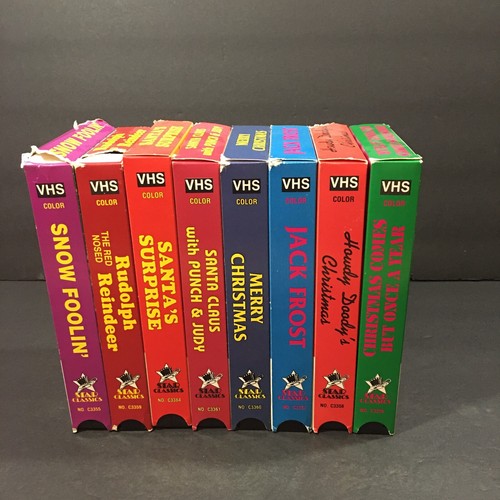 Star Classics Christmas Animated Movies VHS Lot of 8, 1930-1940s ...