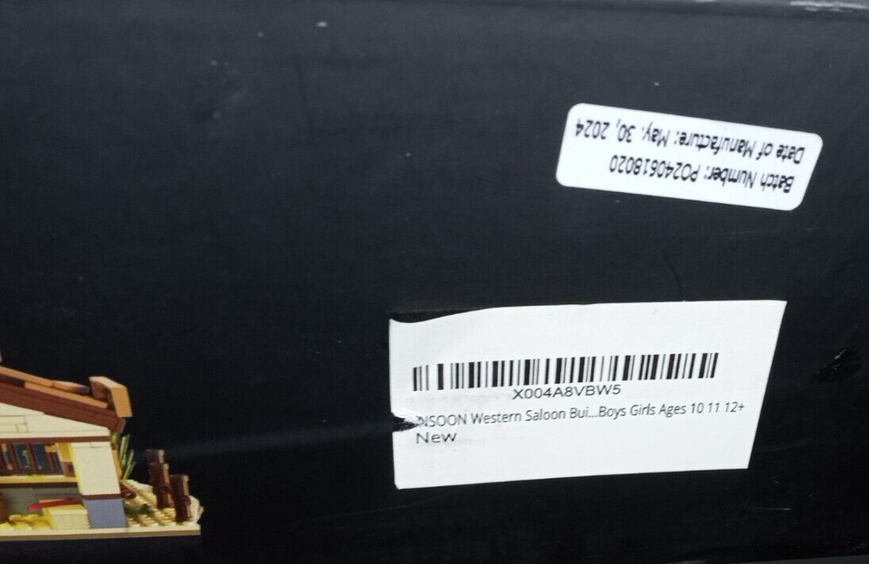 INSOON 2056 PCS Western Saloon Construction Mini Building Kit LED Light ...