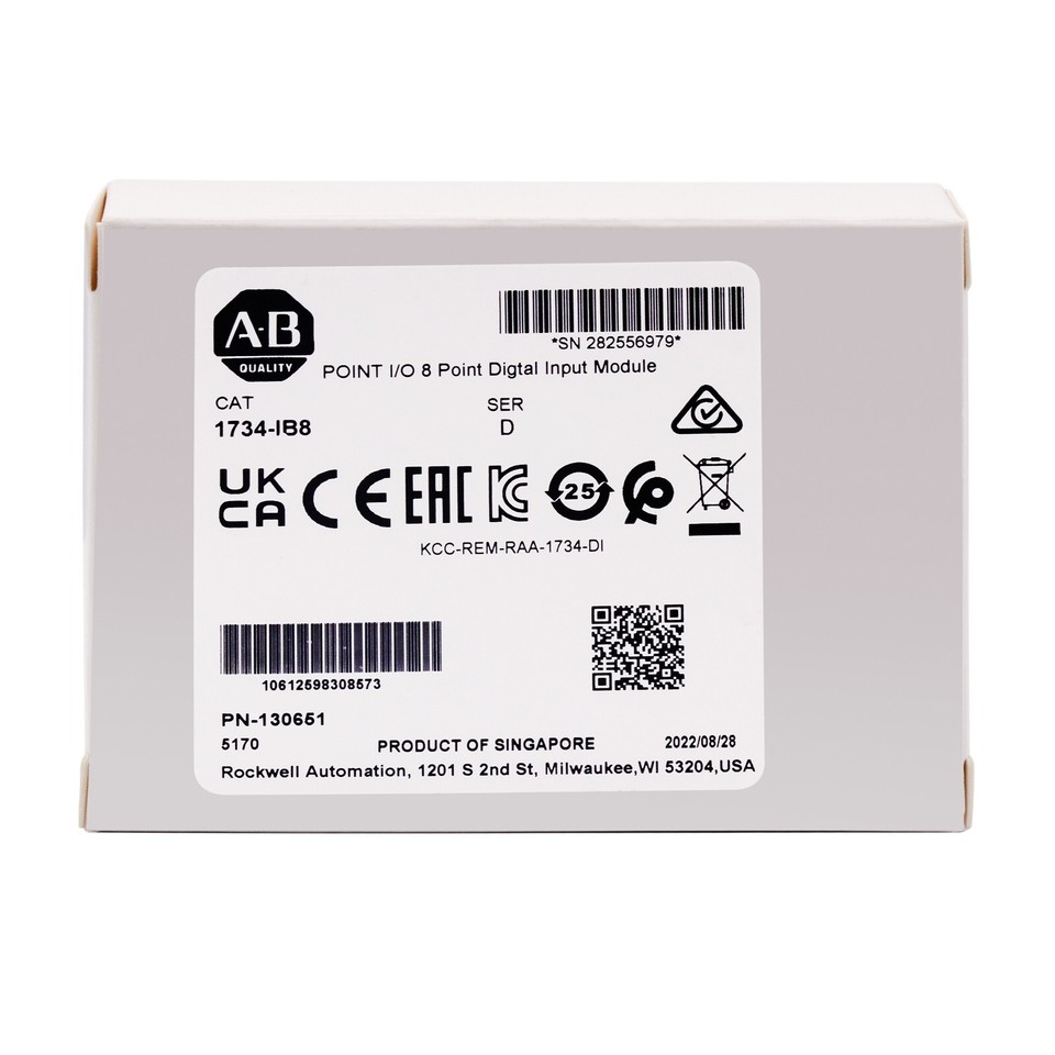 US New Factory Seal Allen-Bradley 1734-IB8 8 Point Digital Input Module ...