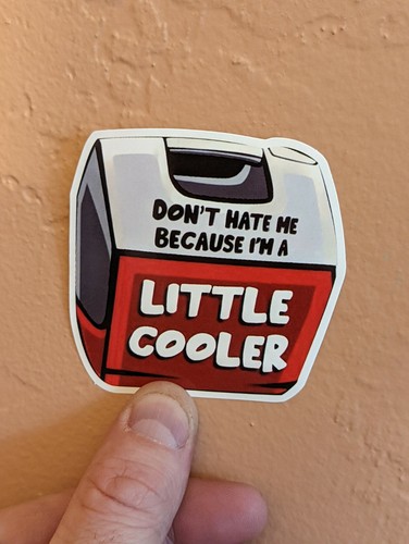 5-pack funny Little Cooler sticker 3" waterproof vinyl stickers | eBay