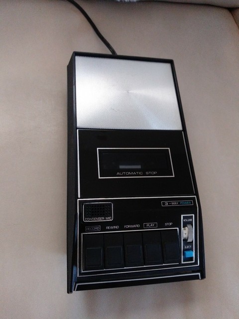 Vintage GE Cassette Tape Player Recorder General Electric M8455A for ...