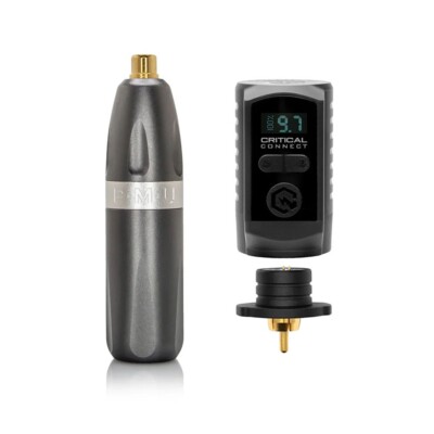 NEW Bishop PMU Pen Machine 3.5 Stroke - Gray/Silver + Critical V2 ...