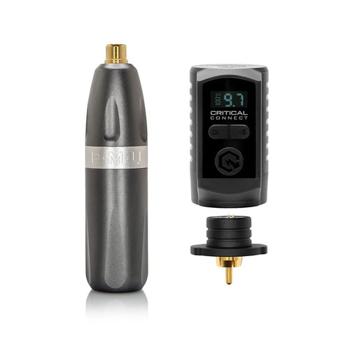 NEW Bishop PMU Pen Machine 3.5 Stroke - Gray/Silver + Critical V2 ...