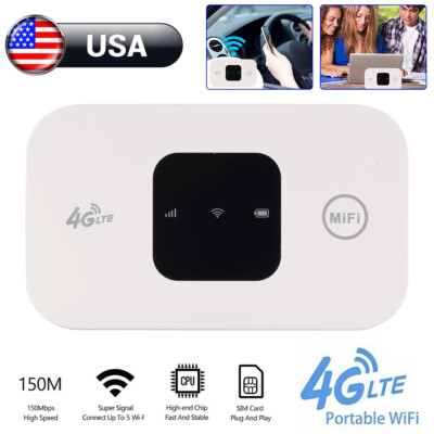 NEW 150M 4G LTE Mobile Broadband Wireless Router Hotspot SIM Unlocked ...
